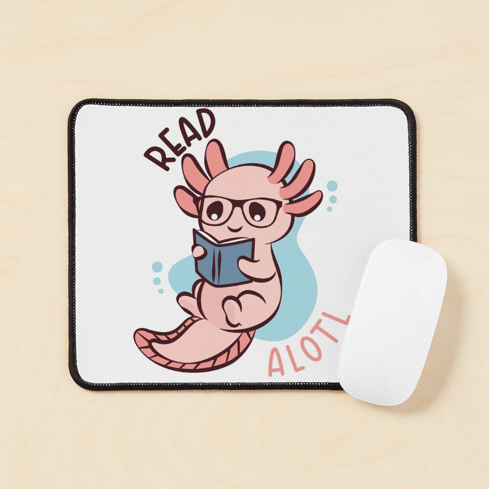 "It's Important To Read Alotl" Sticker for Sale by SewnMemories | Redbubble