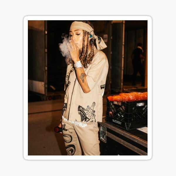 "Smoking Girl" Sticker for Sale by alicesturgese | Redbubble