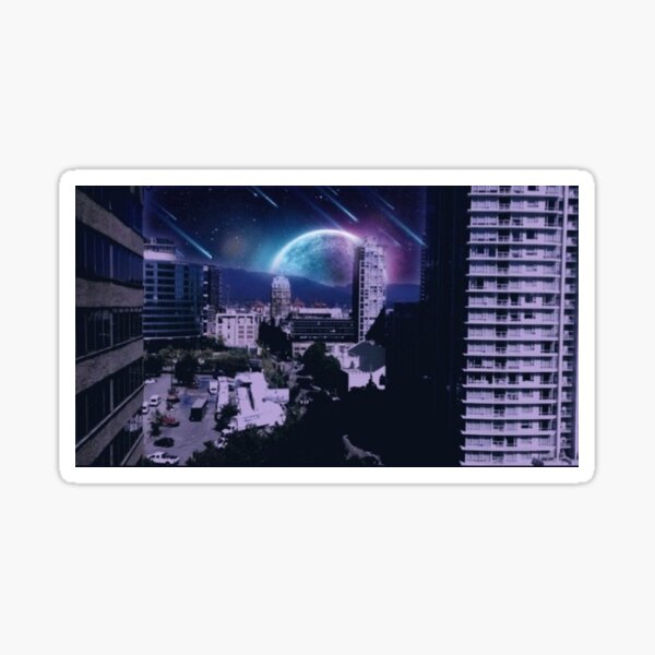 "Sci-fi Meteor Shower Aesthetic" Sticker for Sale by xxUniverse777 ...