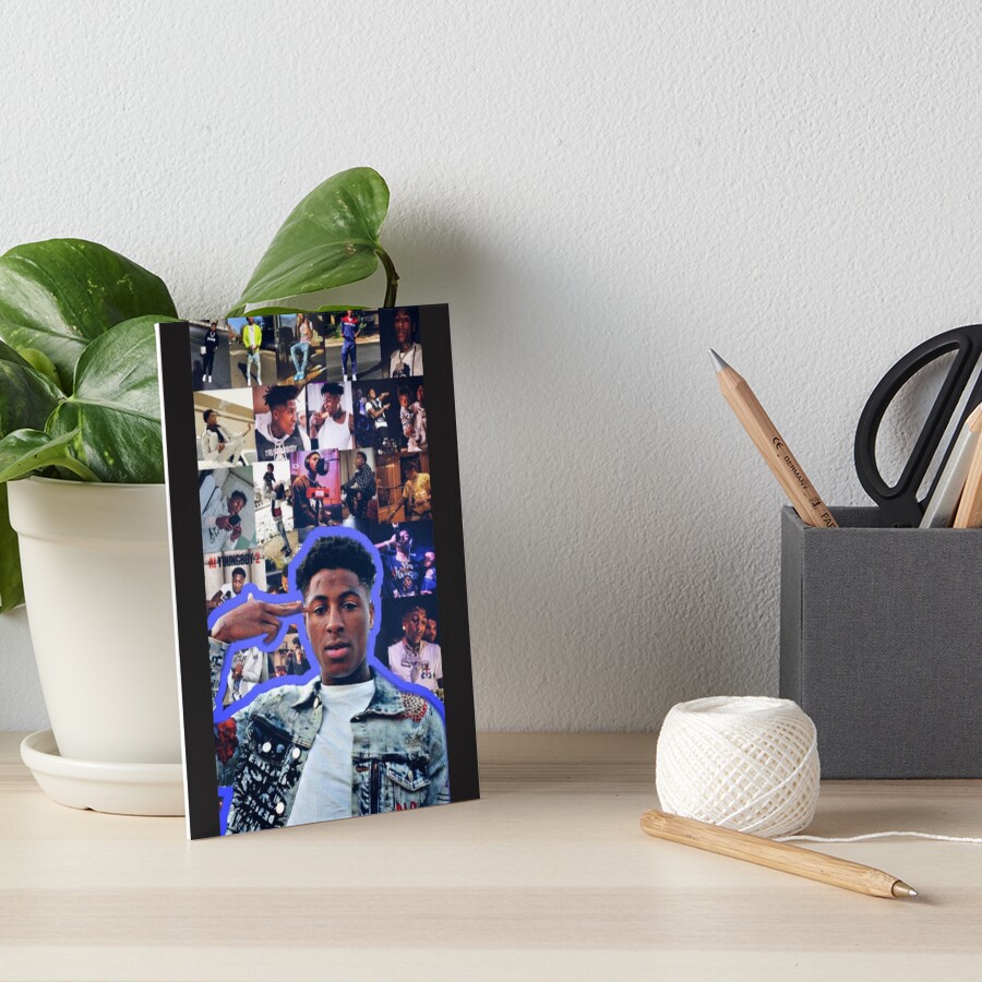 "NBA YOUNGBOY" Art Board Print for Sale by bminarikmoun | Redbubble