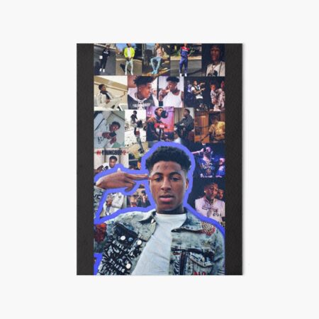 "NBA YOUNGBOY" Art Board Print for Sale by bminarikmoun | Redbubble