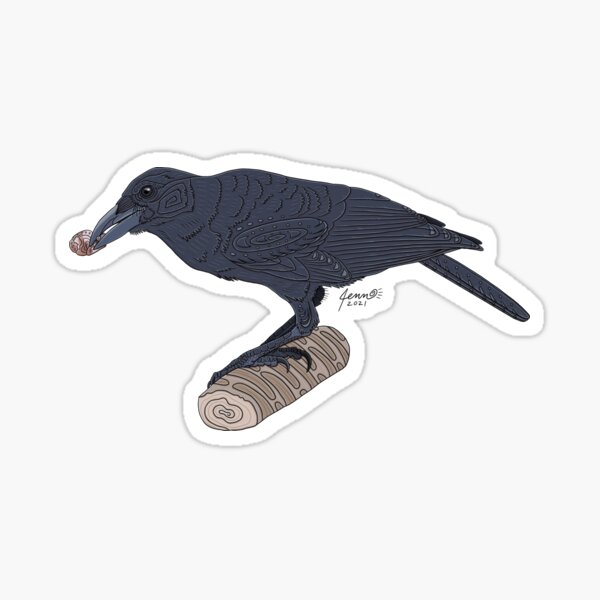 "Aga" Sticker for Sale by Corvus-latrans | Redbubble