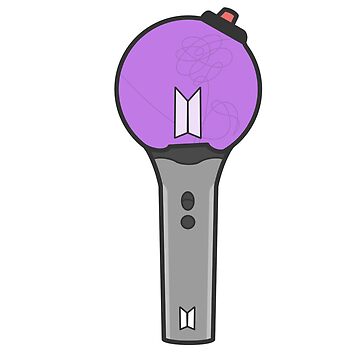"KPOP Lightstick - BTS (Army Bomb)" Sticker for Sale by izzi Art ...