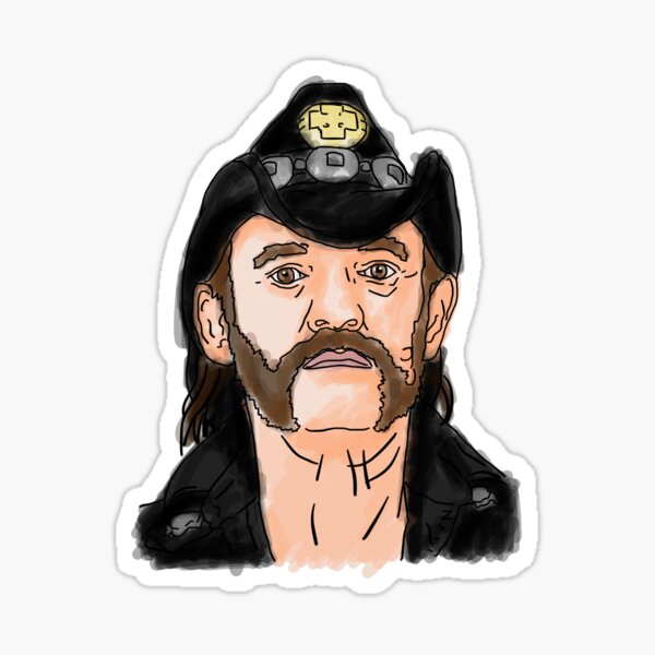 Sticker: Lemmy Kilmister | Redbubble