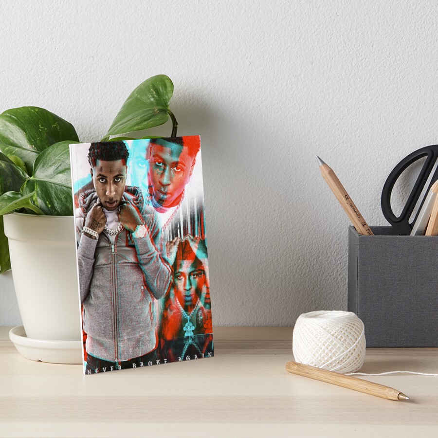 "NBA YOUNGBOY" Art Board Print by bminarikmoun | Redbubble