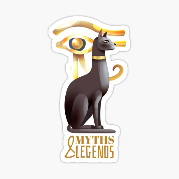 "myths & myths cat" Sticker for Sale by 3Hdesign | Redbubble
