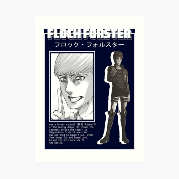 "Floch Forster "Eldian Empire" Attack On titan -- Anime Street Design ...