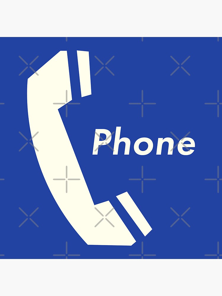 "Vintage Aesthetic Pay Phone Sign" Sticker for Sale by ind3finite ...
