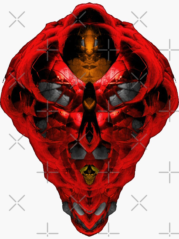 "Red Ion Key " Sticker for Sale by Yampimon | Redbubble