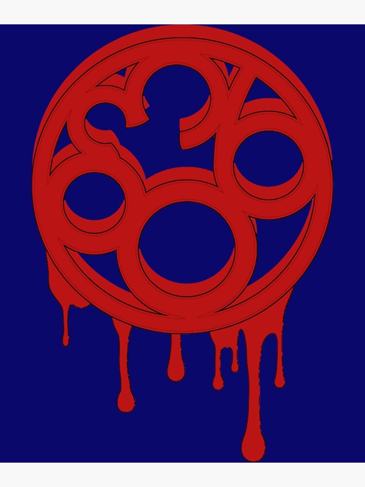 "Bloody Project 863 Logo " Poster for Sale by KAT-knoxstore | Redbubble