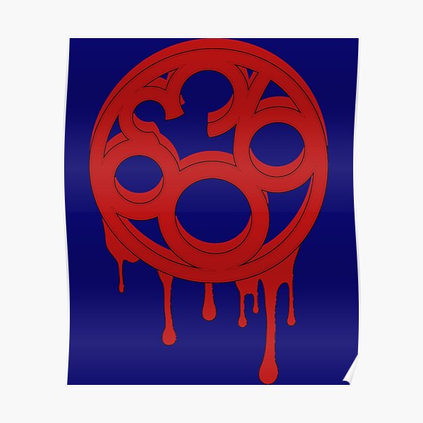"Bloody Project 863 Logo " Poster for Sale by KAT-knoxstore | Redbubble