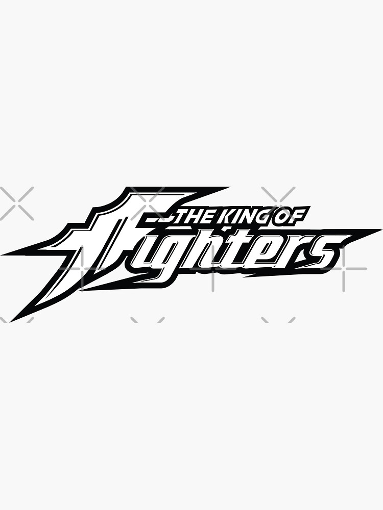 "KOF Classic Logo in simple black and white print" Sticker for Sale by ...