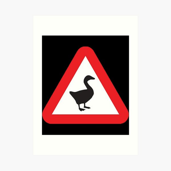 "Untitled Goose Game Logo Sticker" Art Print for Sale by stasiaMe ...