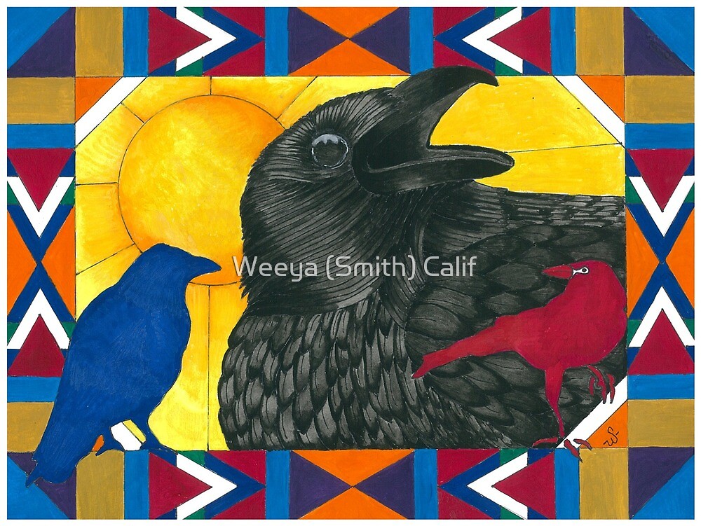 "Crow Medicine" by Weeya (Smith) Calif | Redbubble