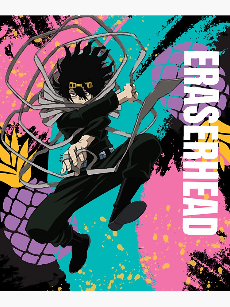 "eraser head my hero academia " Sticker by davidhill1030 | Redbubble