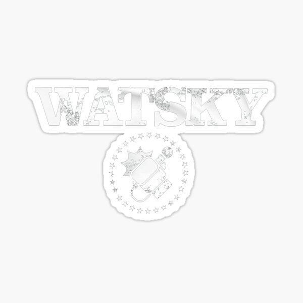 "watsky rapper logo" Sticker for Sale by spottsmary | Redbubble