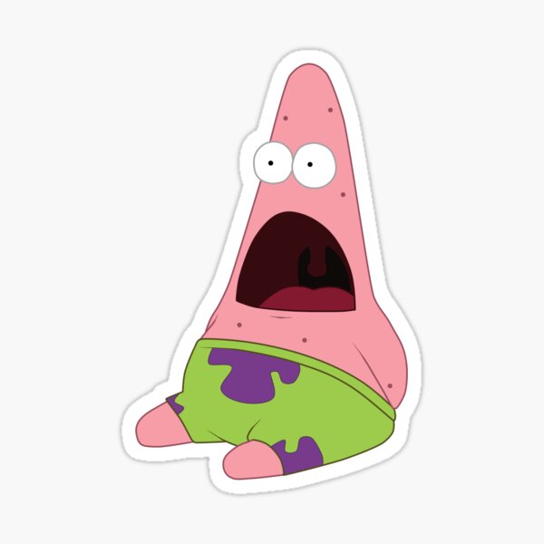 "Patrick Star" Sticker for Sale by jacksoup | Redbubble