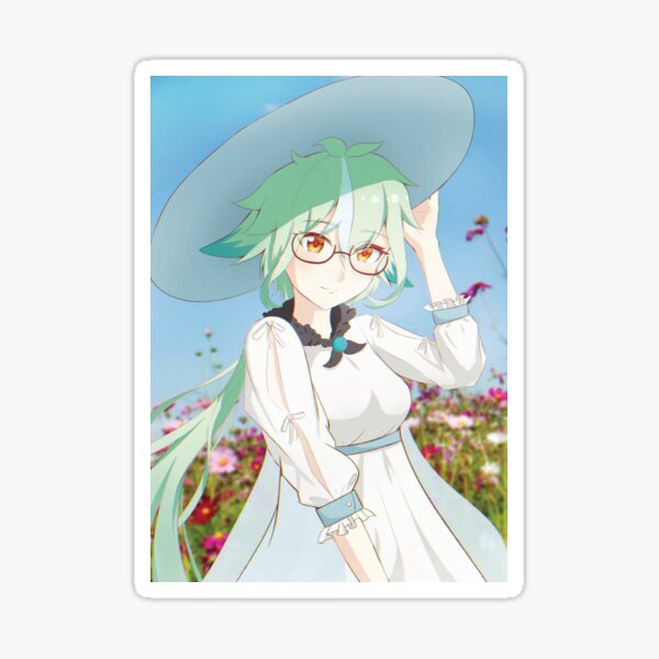 "Genshin Impact Sucrose" Sticker for Sale by jerrieart | Redbubble