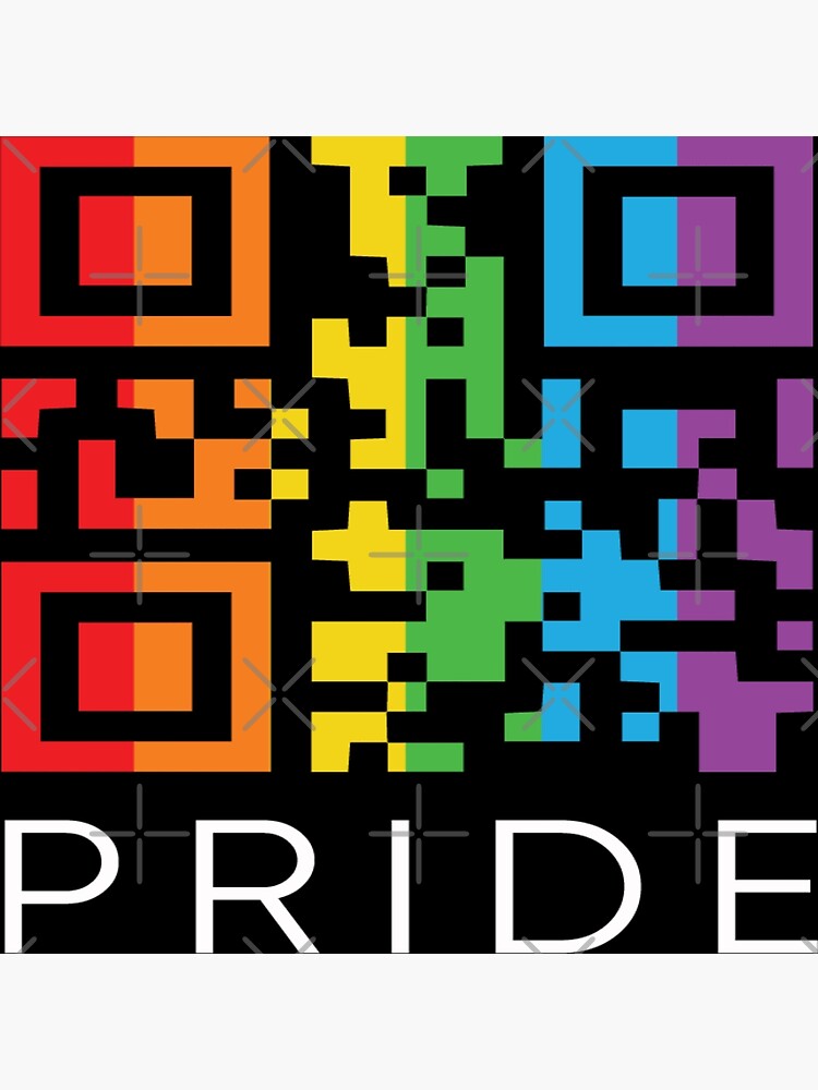 "PRIDE qr code" Poster by pnkpopcorn | Redbubble