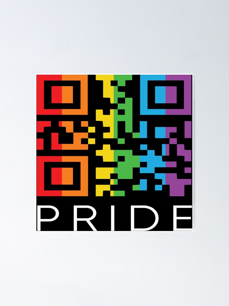 "PRIDE qr code" Poster by pnkpopcorn | Redbubble