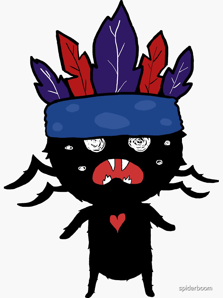 "Webber with a Feather Hat" Sticker for Sale by spiderboom | Redbubble