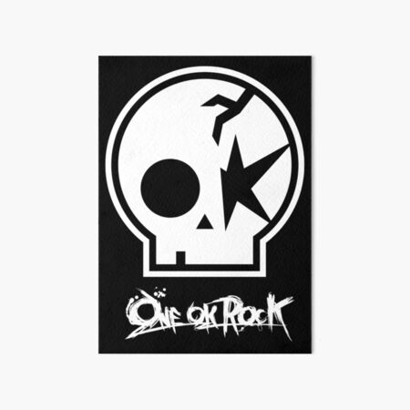 "ONE OK ROCK Logo blanco" Art Board Print for Sale by manu17 | Redbubble