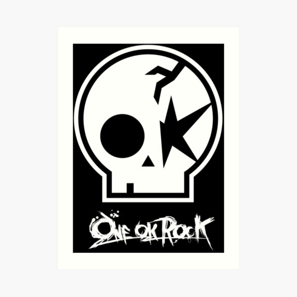 "ONE OK ROCK Logo blanco" Art Print for Sale by manu17 | Redbubble