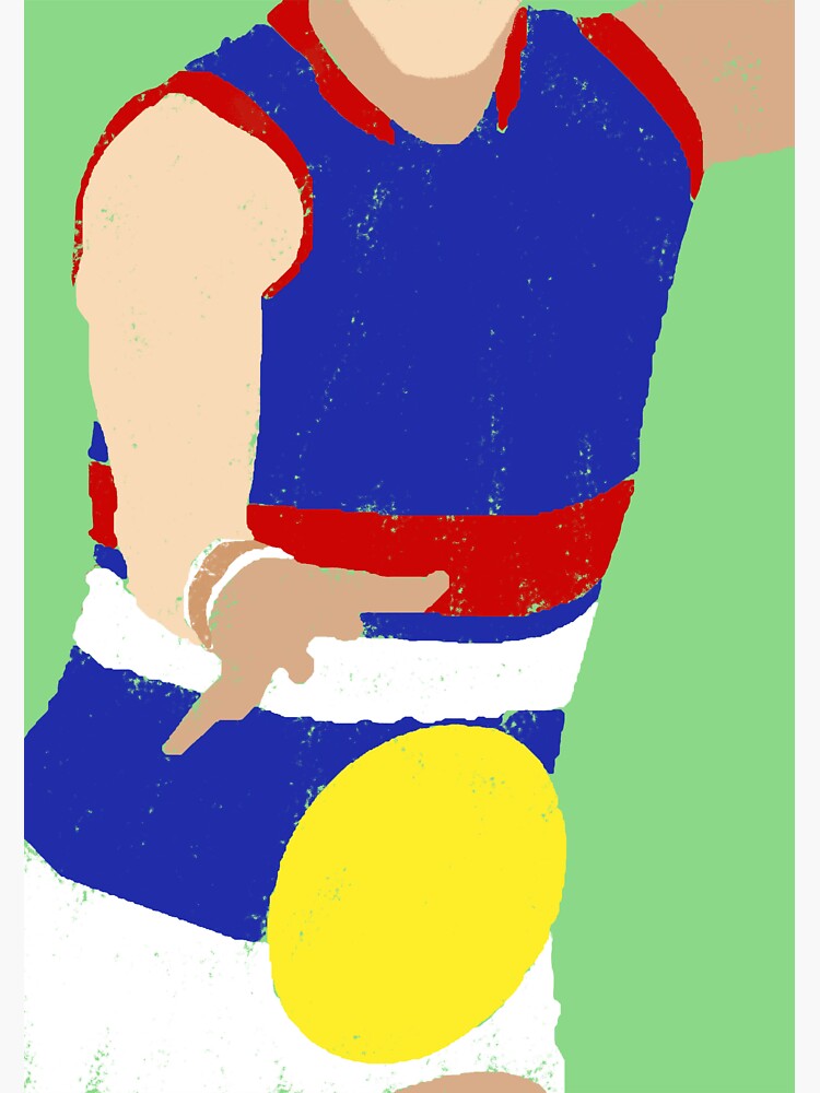 "Doggies Footy Sketch" Sticker for Sale by MopCulture | Redbubble