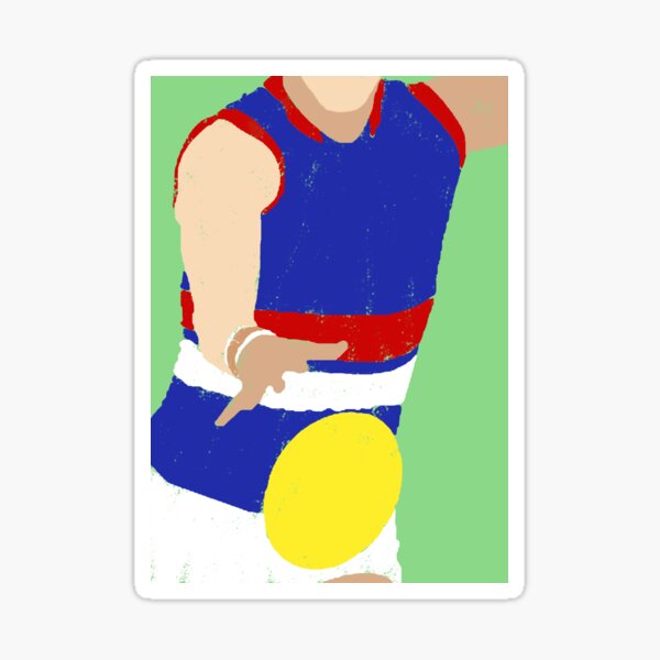 "Doggies Footy Sketch" Sticker for Sale by MopCulture | Redbubble