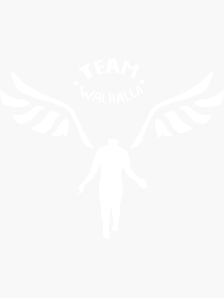 "Team Walhalla Manga" Sticker for Sale by VANMOON7 | Redbubble