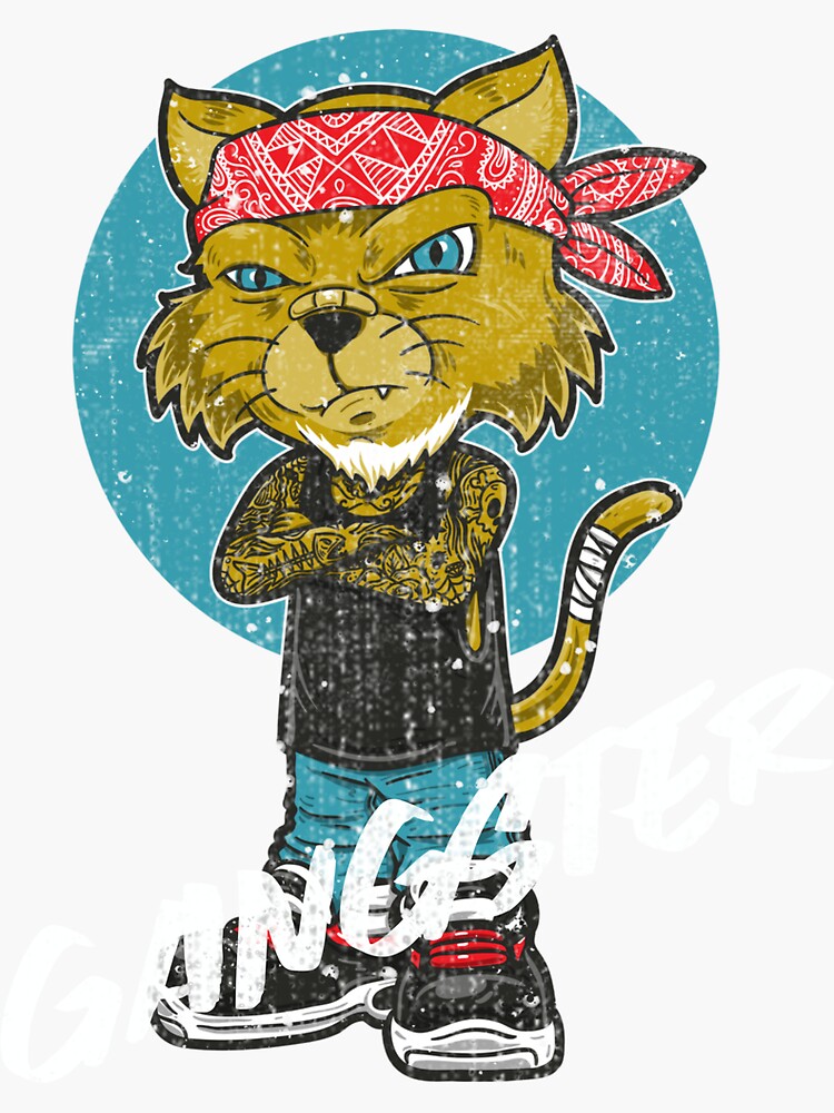 "Gangster Leader" Sticker for Sale by ColorAsh | Redbubble