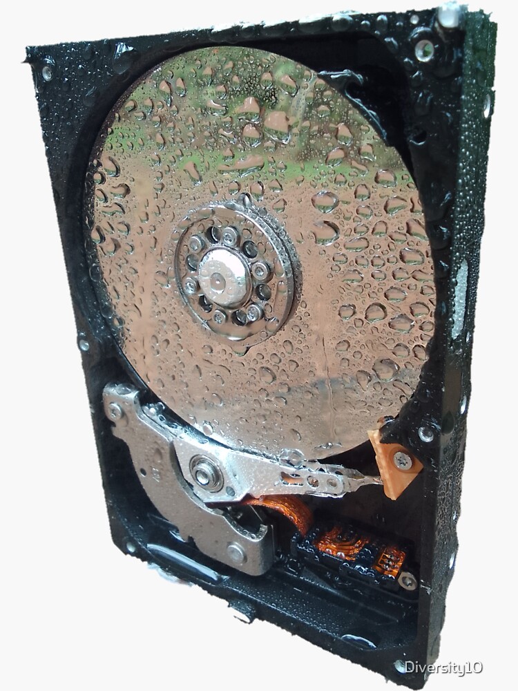 "Hard disk" Sticker for Sale by Diversity10 | Redbubble