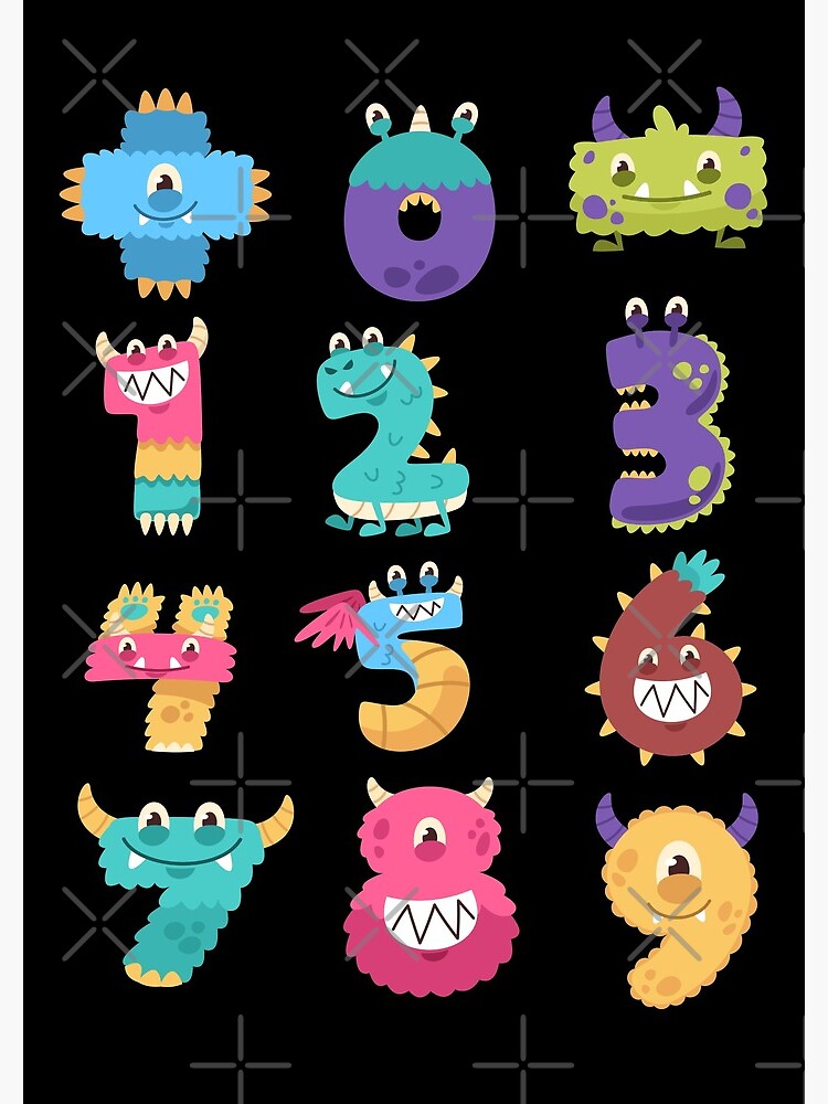 " Numberblocks : Monster Number Illustrations" Spiral Notebook for Sale ...
