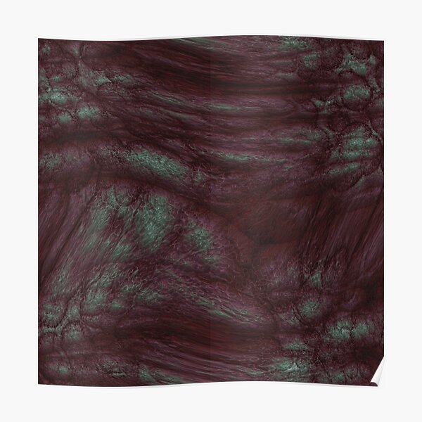 "Putrid Patterns - Demon Leather" Poster for Sale by James-Cole | Redbubble