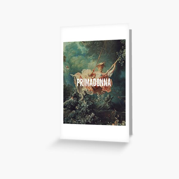 "Primadonna (Jean-Honoré Fragonard - The Swing)" Greeting Card for Sale ...