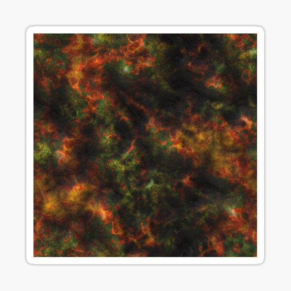 "Putrid Patterns - Radioactive Fungal Infection" Sticker for Sale by ...
