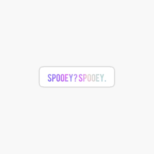 "Spooey BBYO" Sticker for Sale by LahatBBG | Redbubble