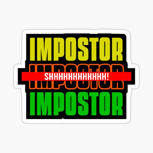 " Among Us Impostor" Sticker by Sujudi | Redbubble