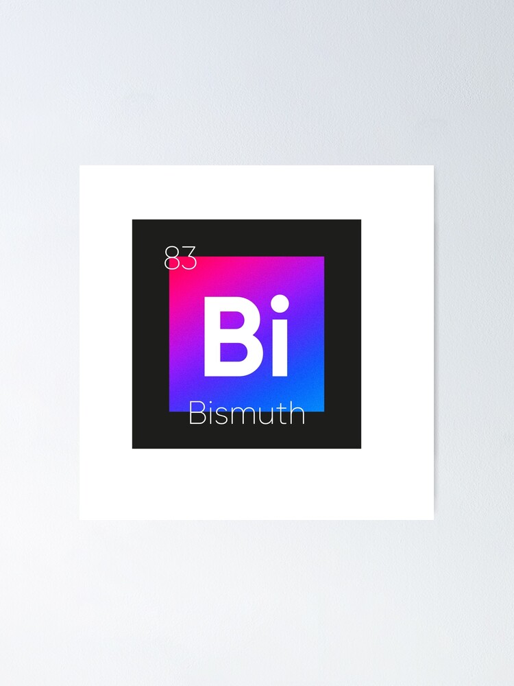 "Bi Bismuth Pride" Poster for Sale by Starbox2003 | Redbubble