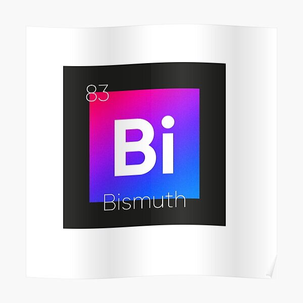 "Bi Bismuth Pride" Poster for Sale by Starbox2003 | Redbubble