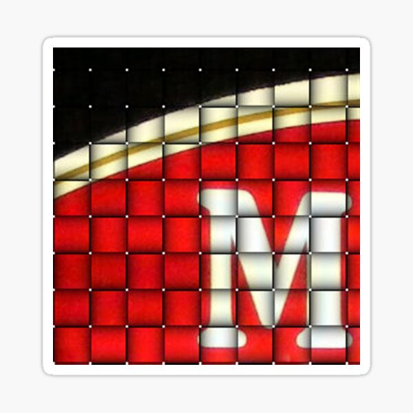 "The Letter M" Sticker by Gramolly70 | Redbubble