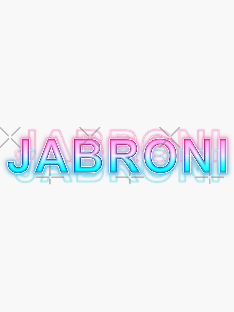 "Jabroni " Sticker for Sale by SanzidaDesign | Redbubble