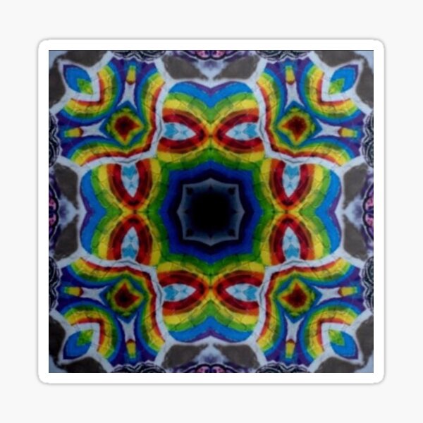 "Rainbow Cross" Sticker for Sale by Lee-leethekiwi | Redbubble