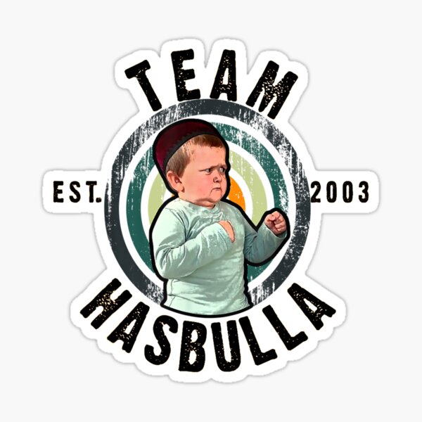 "Hasbulla - Funny Hasbulla Hasbullah smile - Hasbullah" Sticker for ...