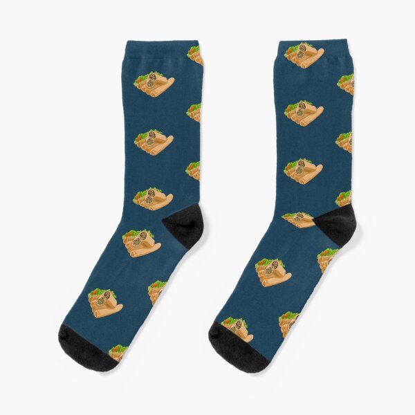 "Chinese Fried Spring Rolls" Socks for Sale by Alicia C | Redbubble
