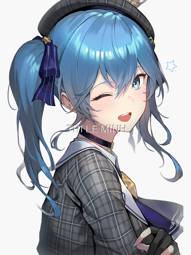 "Hoshimachi Suisei Sticker" Sticker for Sale by gaobanban | Redbubble