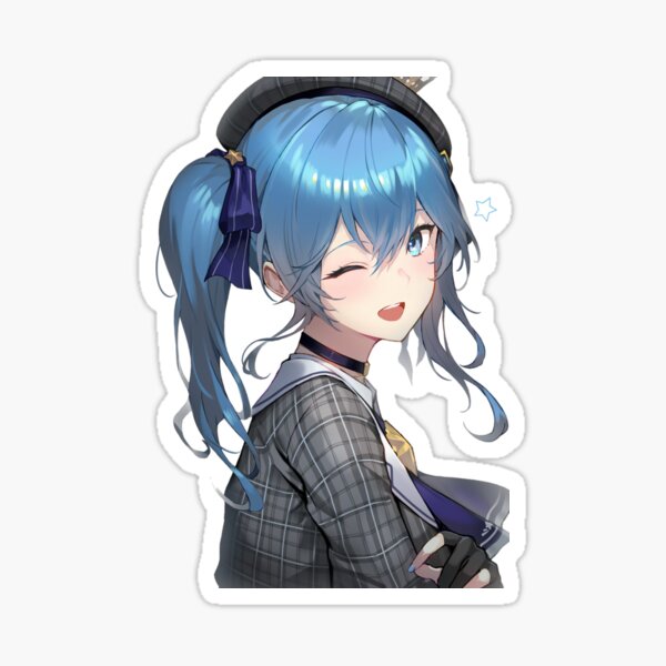 "Hoshimachi Suisei Sticker" Sticker for Sale by gaobanban | Redbubble