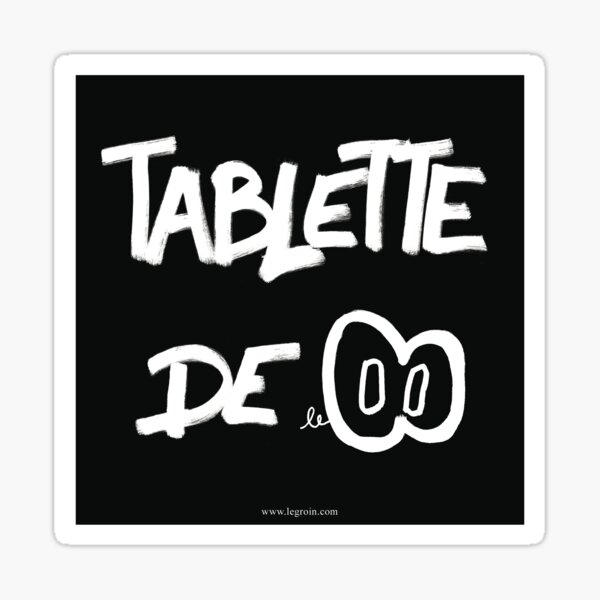 "Groin Tablet" Sticker for Sale by LeGroin | Redbubble