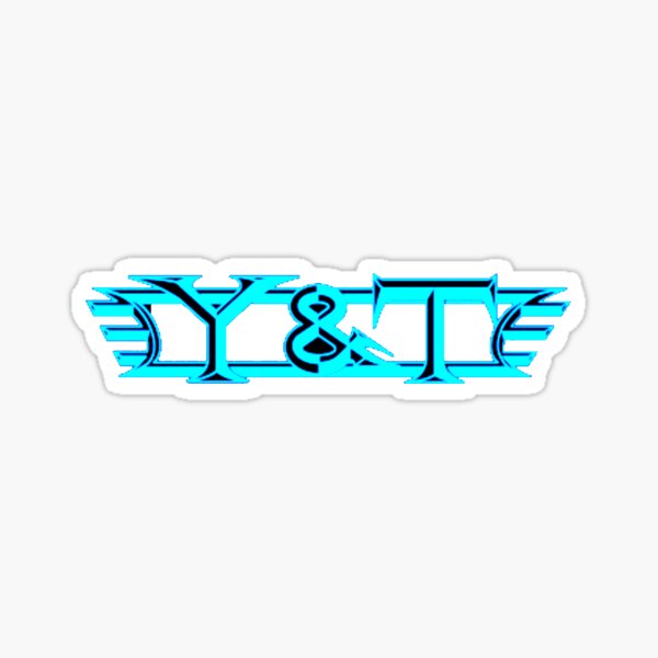 "Y & T band rock metal best logo" Sticker by james443 | Redbubble