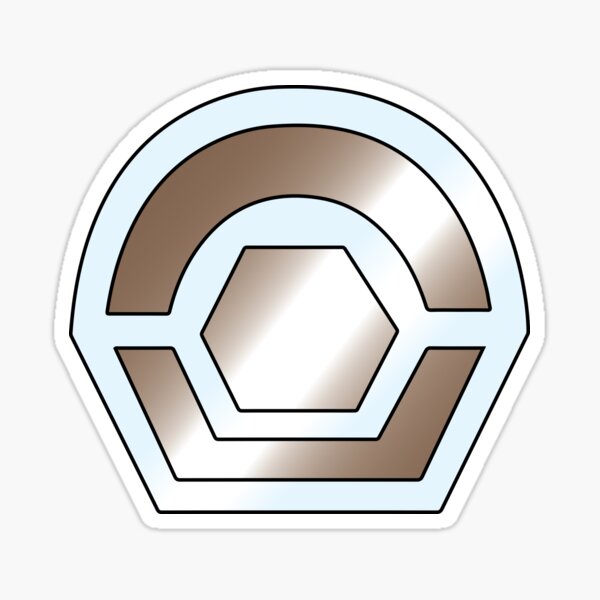 "Sinnoh Coal Badge" Sticker for Sale by Biochao | Redbubble